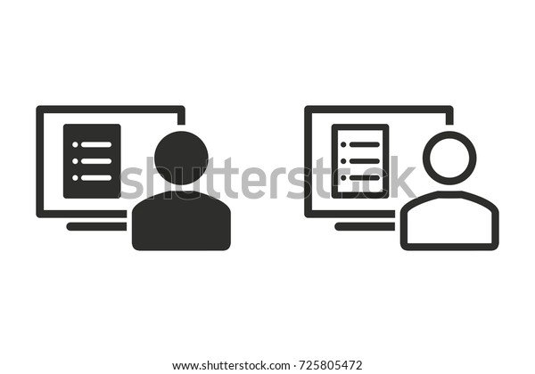 Assistance Vector Icon Black Illustration Isolated Stock Vector ...