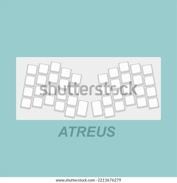 Assorted Mechanical Keyboard Layout Vectors Computer: เวกเตอร์สต็อก ...