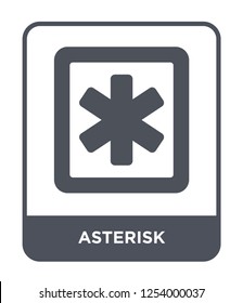 Asterisk Icon Vector On White Background: vector de stock (libre de ...