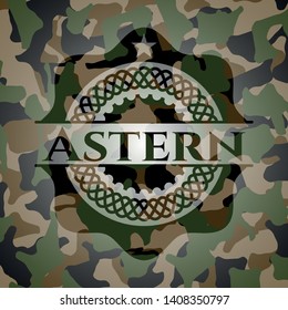 Astern Camo Emblem Vector Illustration Detailed Stock Vector (Royalty ...