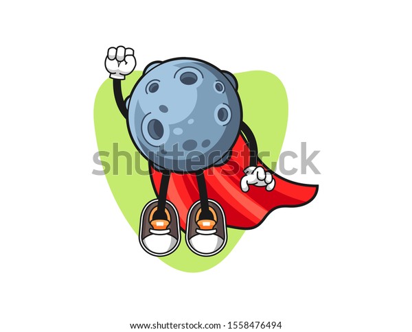 Asteroid Super Hero Cartoon Mascot Character Stock Vector (Royalty Free ...