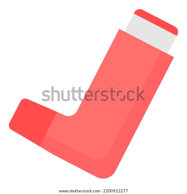 Asthma Inhaler Bottle Vector Illustration Stock Vector (Royalty Free) 2200922277 | Shutterstock