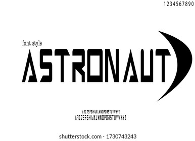 Astro Font Types Inspired By Sci Stock Vector (Royalty Free) 1730743243 ...