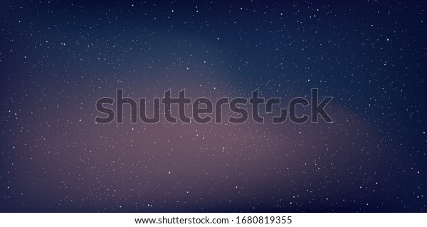 Astrology Horizontal Background Starry Sky Colourful Stock Vector ...
