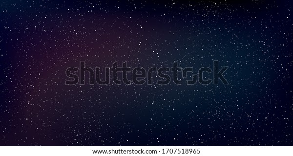 Astrology Horizontal Background Starry Sky Colourful Stock Vector ...