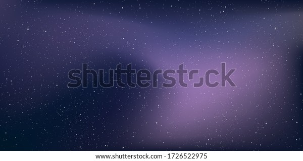 Astrology Horizontal Star Universe Background Night Stock Vector ...