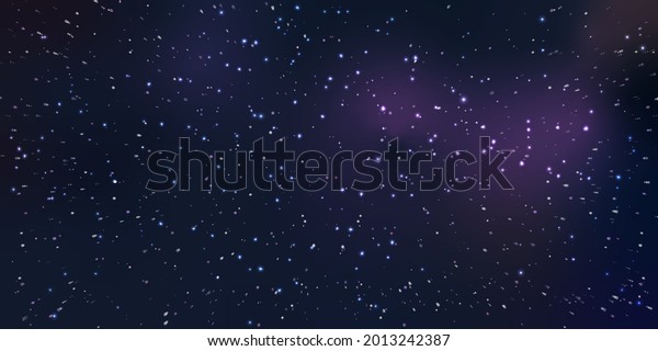 Astrology Horizontal Star Universe Background Starry Stock Vector ...
