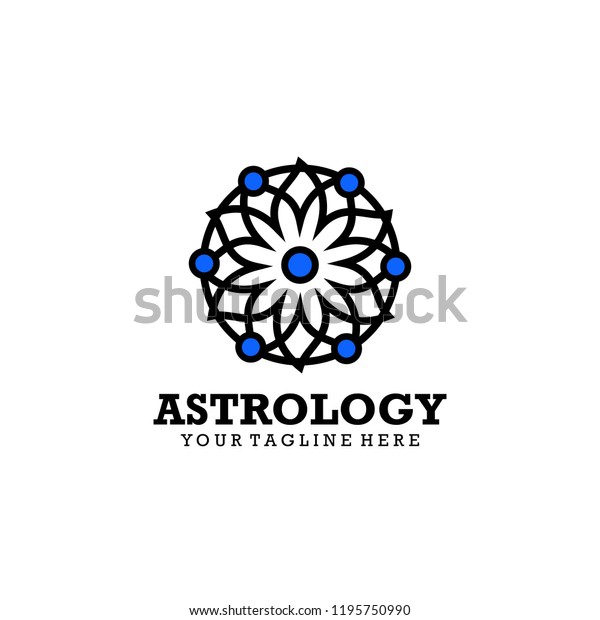 Astrology Logo Design Vector Astrology Logo Stock Vector (Royalty Free ...
