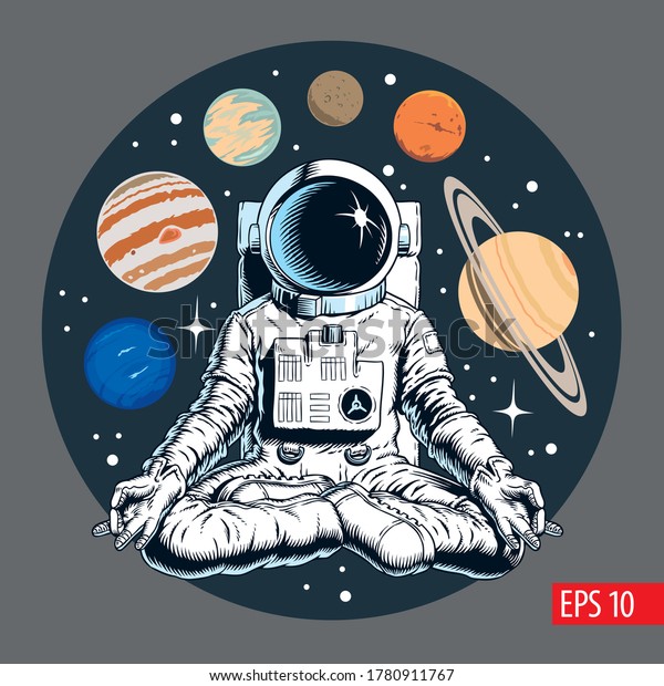 1,097 Astronaut Yoga Images, Stock Photos & Vectors | Shutterstock