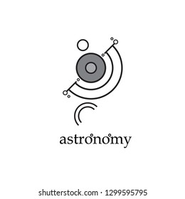 Astronomy Logo Ideas Stock Vector (Royalty Free) 1299595795 | Shutterstock
