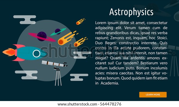 Astrophysics Conceptual Banner Stock Vector (Royalty Free) 564478276 ...