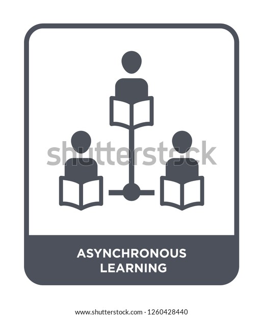 Asynchronous Learning Icon Vector On White Stock Vector (Royalty Free ... Asynchronous Learning Icon Vector On White Stock Vector (Royalty Free ...