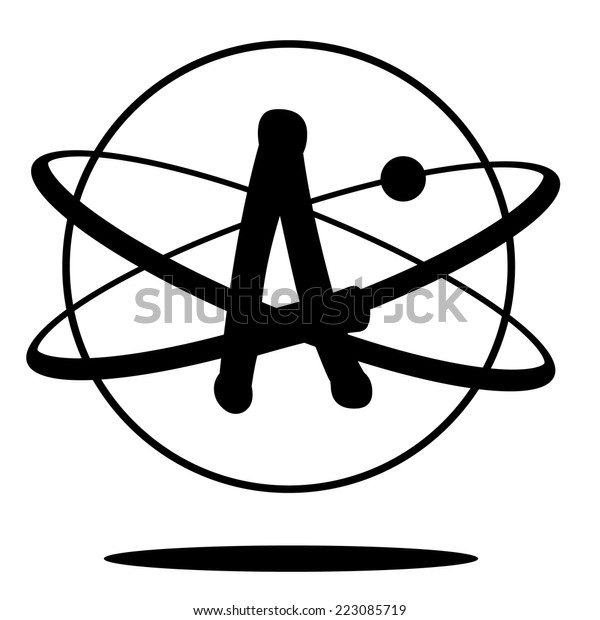Atheism symbol EPS 10 vector