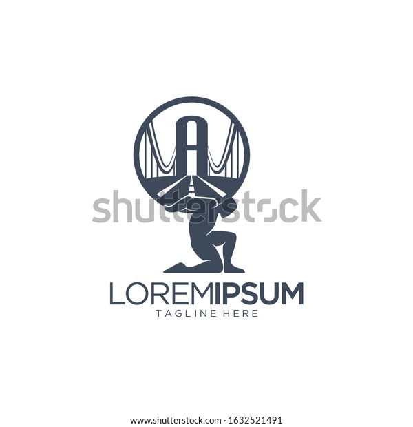 Atlas Logo Design Vector Template Stock Vector (Royalty Free ...