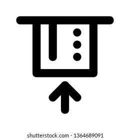Atm Card Insert Icon Stock Vector (Royalty Free) 1364689091 | Shutterstock