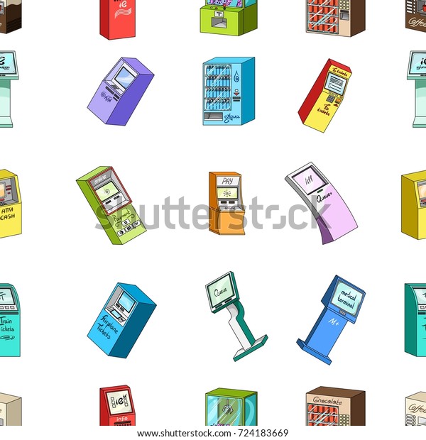 Atm Coffee Machine Information Apparatus Other Stock Vector (Royalty ...