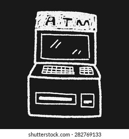 Atm Doodle Drawing Stock Vector (Royalty Free) 282772121 | Shutterstock