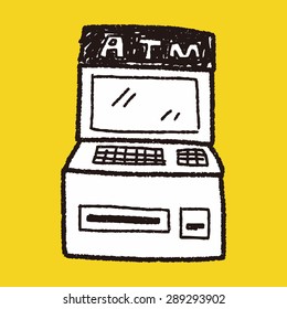 Atm Doodle Drawing Stock Vector (Royalty Free) 282772121 | Shutterstock