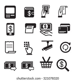 Atm Icon Set Stock Vector (Royalty Free) 321078320 | Shutterstock