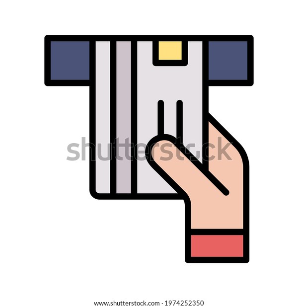 Atm Insert Credit Card Icon Vector Stock Vector (Royalty Free ...