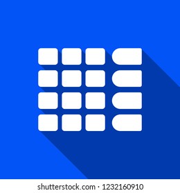 Atm Keypad Icon Shadow Sign Design Stock Vector (Royalty Free ...