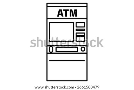 Atm Machine Drawing | Free download on ClipArtMag
