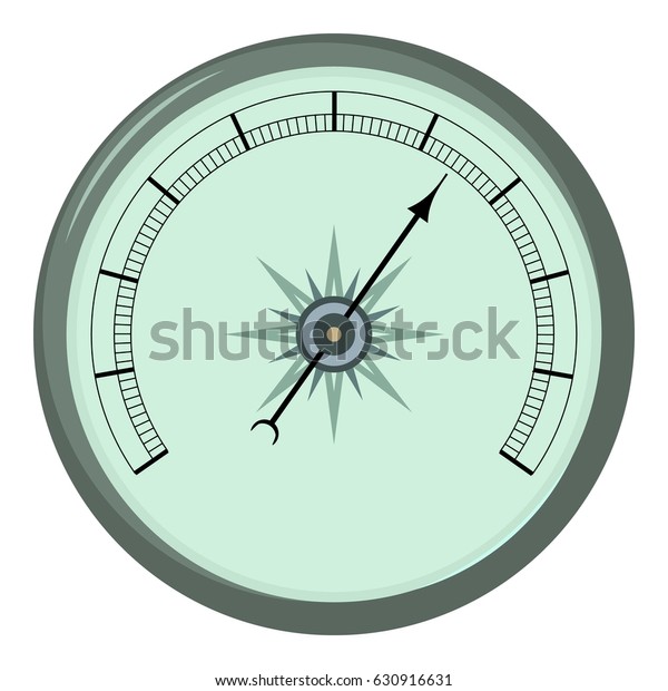 Atmosphere Barometer Icon Cartoon Illustration Atmosphere Stock Vector ...