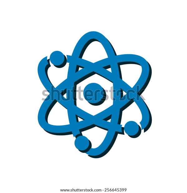Atom Sign Simbol Atom Part Icon: เวกเตอร์สต็อก (ปลอดค่าลิขสิทธิ์ ...