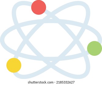 Atom Vector Illustration On Transparent Background Stock Vector ...