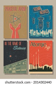Retro Backgrounds Advertisement Event Poster Templates Stock Vector ...
