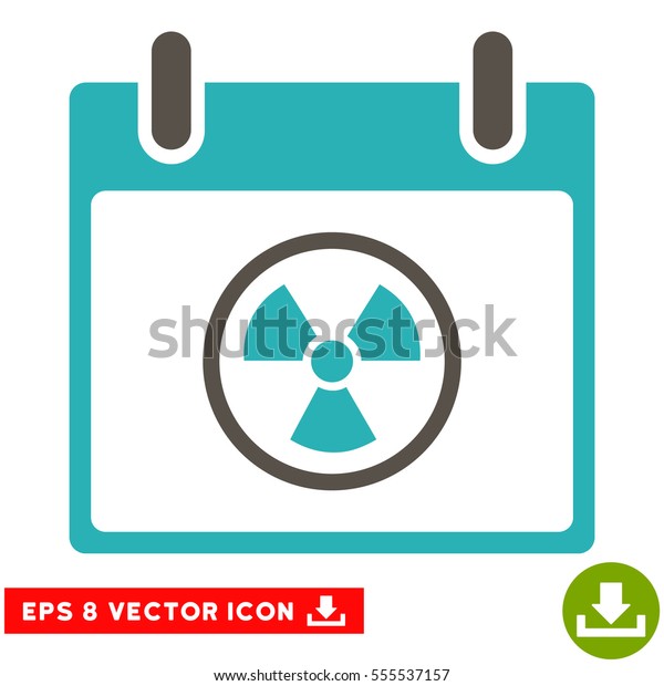 Atomic Calendar Day Icon Vector Eps Stock Vector (Royalty Free ...