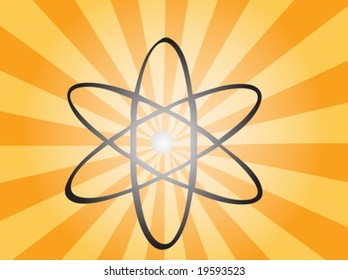 Atomic Symbol Stock Vector (Royalty Free) 19593523 | Shutterstock