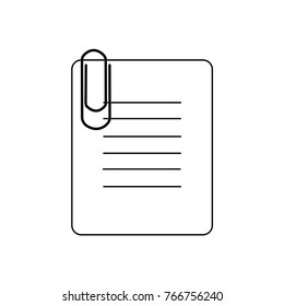 Attach File Icon Vector Stock Vector (Royalty Free) 766756240 ...