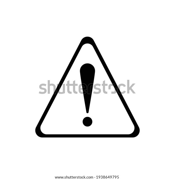 Attention Dangerous Black Element Warning Sign: vetor stock (livre de ...