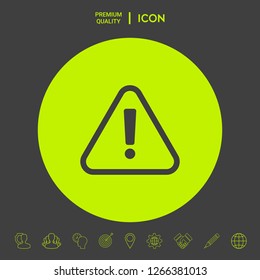 Attention Icon Symbol Graphic Elements Your Stock Vector (Royalty Free ...