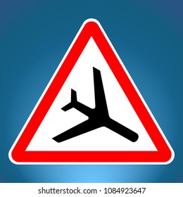 207 Warning sign of low flying plane Images, Stock Photos & Vectors ...