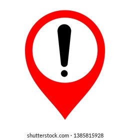 Exclamation Mark Sign Vector Isolated Stock Vector (Royalty Free) 715490989