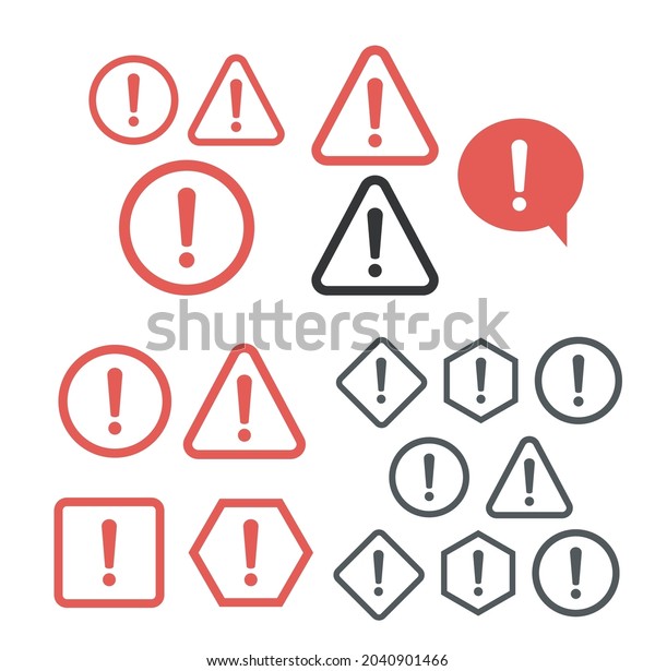 Attention Please Badge Banner Danger Sign Stock Vector (Royalty Free ...