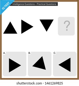 Attention Questions Intelligence Exercises Iq Test Stock Vector ...