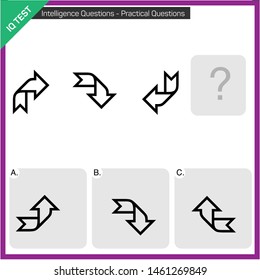 Attention Questions Intelligence Exercises Iq Test Stock Vector ...