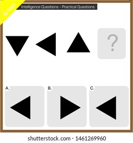 Attention Questions Intelligence Exercises Iq Test Stock Vector ...