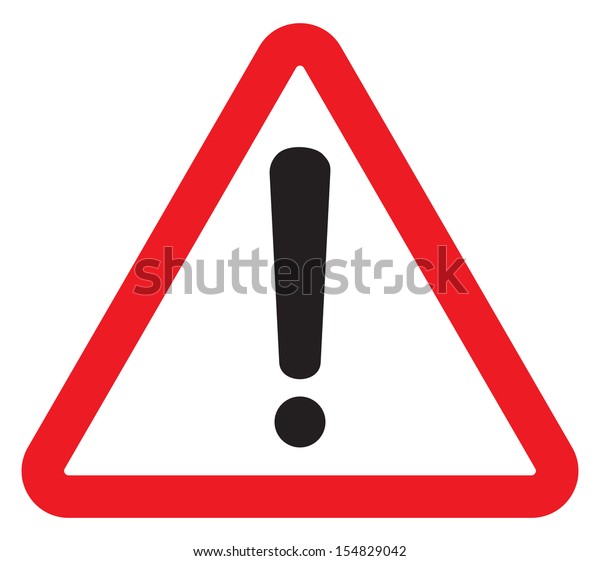 Signe d'attention avec symbole d'exclamation : image vectorielle de ...