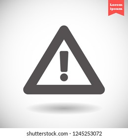 Attention Sign Vector Icon 10 Eps Stock Vector (Royalty Free ...