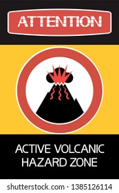 1,175 Volcano warning sign Images, Stock Photos & Vectors | Shutterstock