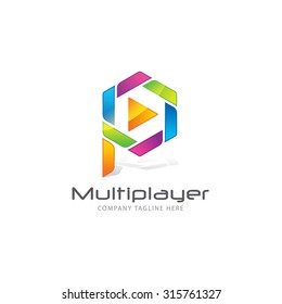 Geometric Hexagram Shaped Low Polygon Logo Stock Vector (Royalty Free ...