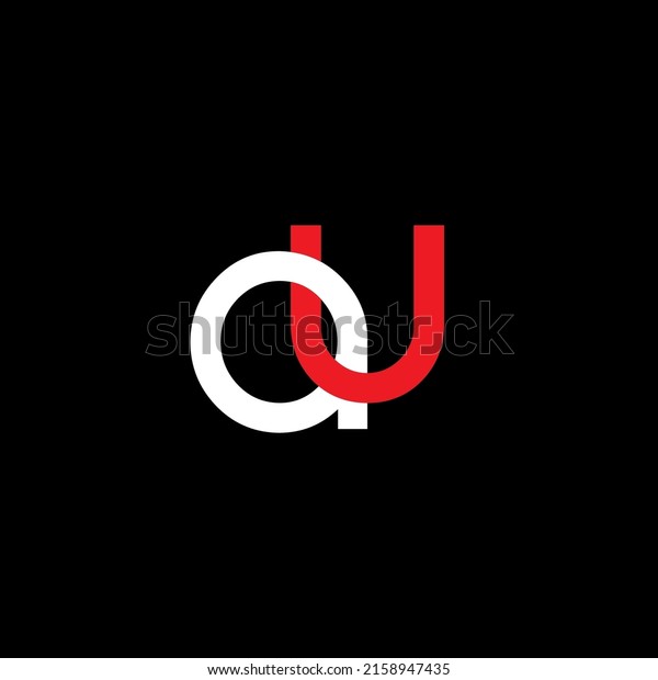 Au Simple Logo Design Art Stock Vector (Royalty Free) 2158947435 ...
