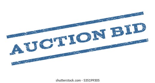 Auction Bid Watermark Stamp Text Caption Stock Vector (Royalty Free ...