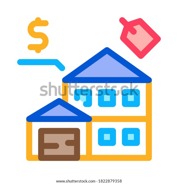 Auction House Icon Vector Auction House Stock Vector (Royalty Free ...