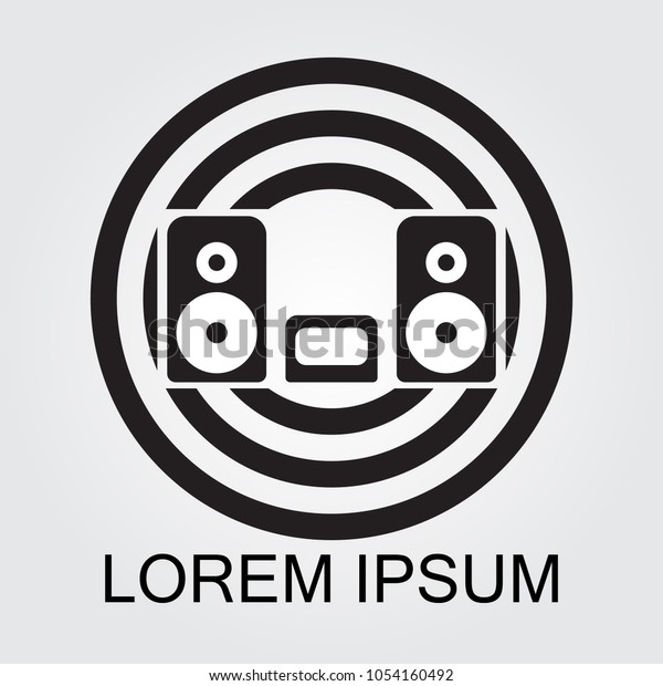Audio System Logo Music Studio Logo Stock Vector (Royalty Free ...