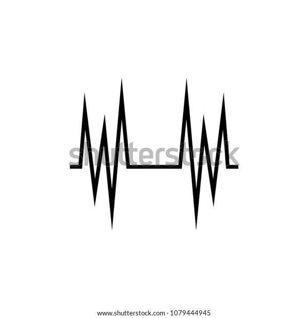 Audio Wave Soundwave Line Art Vector Stock Vector (Royalty Free ...